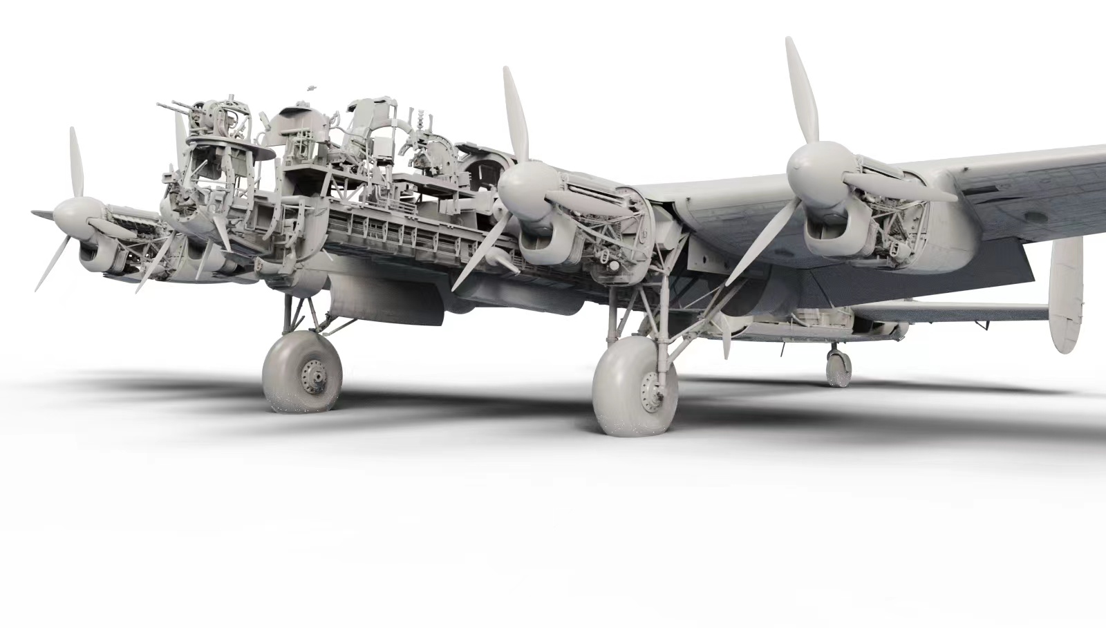 Insanely Detailed Model of Lancaster Bomber